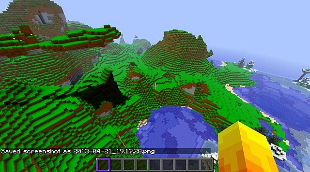 Amazing Cliff Seed! + jungle Minecraft Map