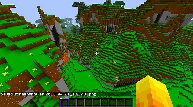 Amazing Cliff Seed! + jungle Minecraft Map