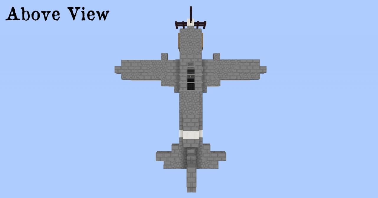 Supermarine Spitfire - WWII Fighter Plane Minecraft Map