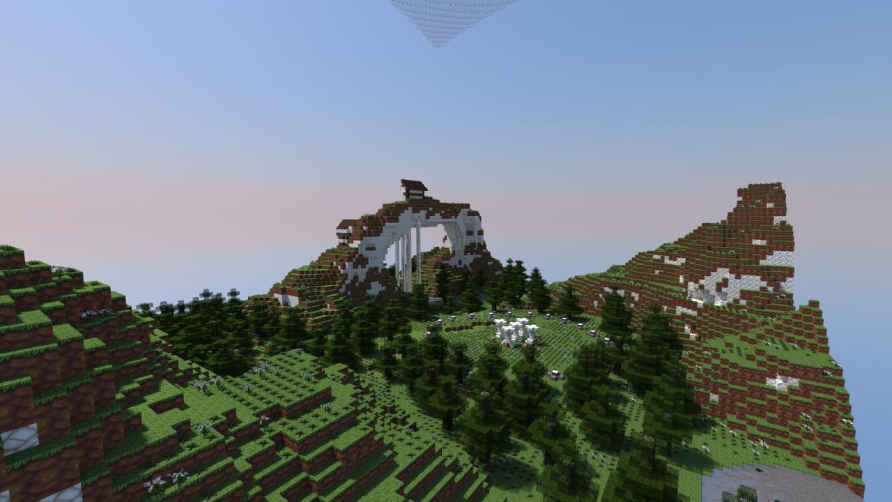 Minecraft Survival Games Map - Mountain Ruins [Sneak Peek] Minecraft Map