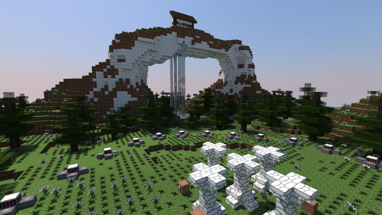 Minecraft Survival Games Map - Mountain Ruins [Sneak Peek] Minecraft Map