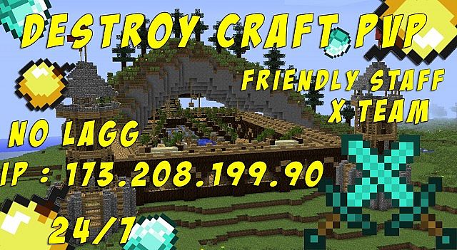Destroy Craft PvP Minecraft Server