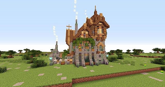 Survival House (7 Textures!) Minecraft Map