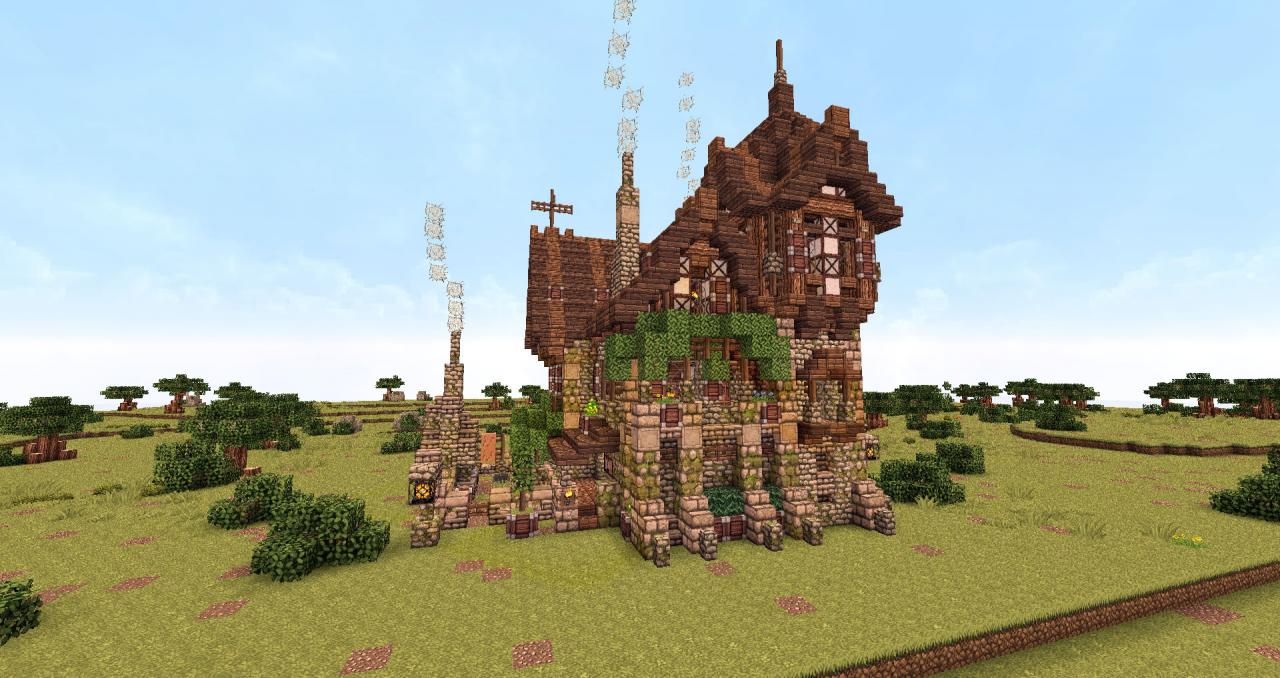 Survival House (7 Textures!) Minecraft Map