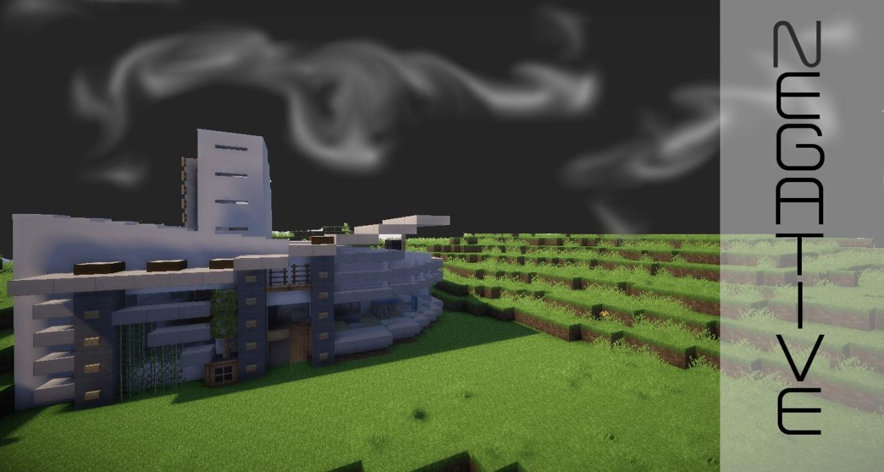 Negative - A Futuristic Build Minecraft Map