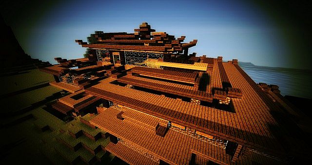 Cinematic Modern / Pagoda house ! Minecraft Map