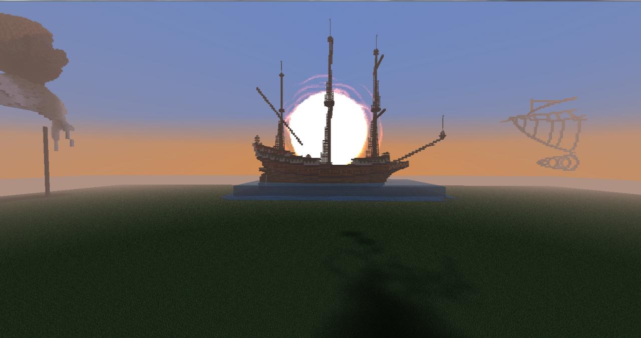 Galleon Golden Swan Minecraft Project