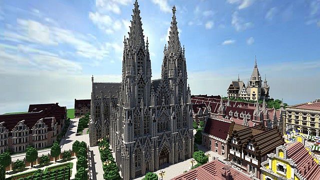 Cologne Cathedral ( Vitruvian City ) Minecraft Map
