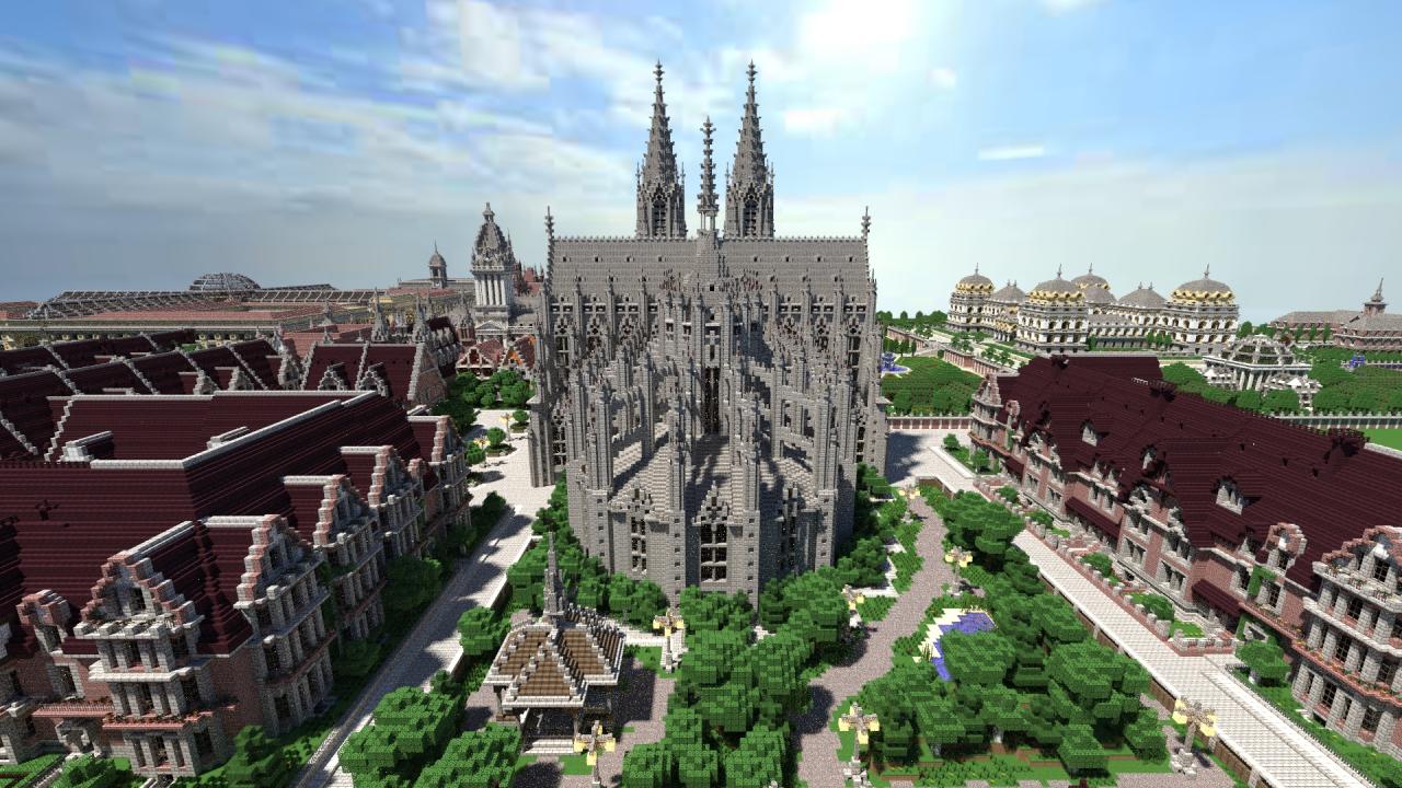 Cologne Cathedral ( Vitruvian City ) Minecraft Map