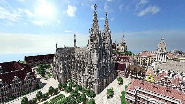 Cologne Cathedral ( Vitruvian City ) Minecraft Map
