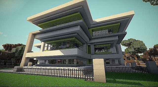 [Modern House - Lime ] - [ By Zekron ] Minecraft Map