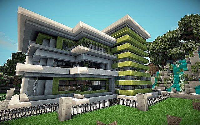 [Modern House - Lime ] - [ By Zekron ] Minecraft Map