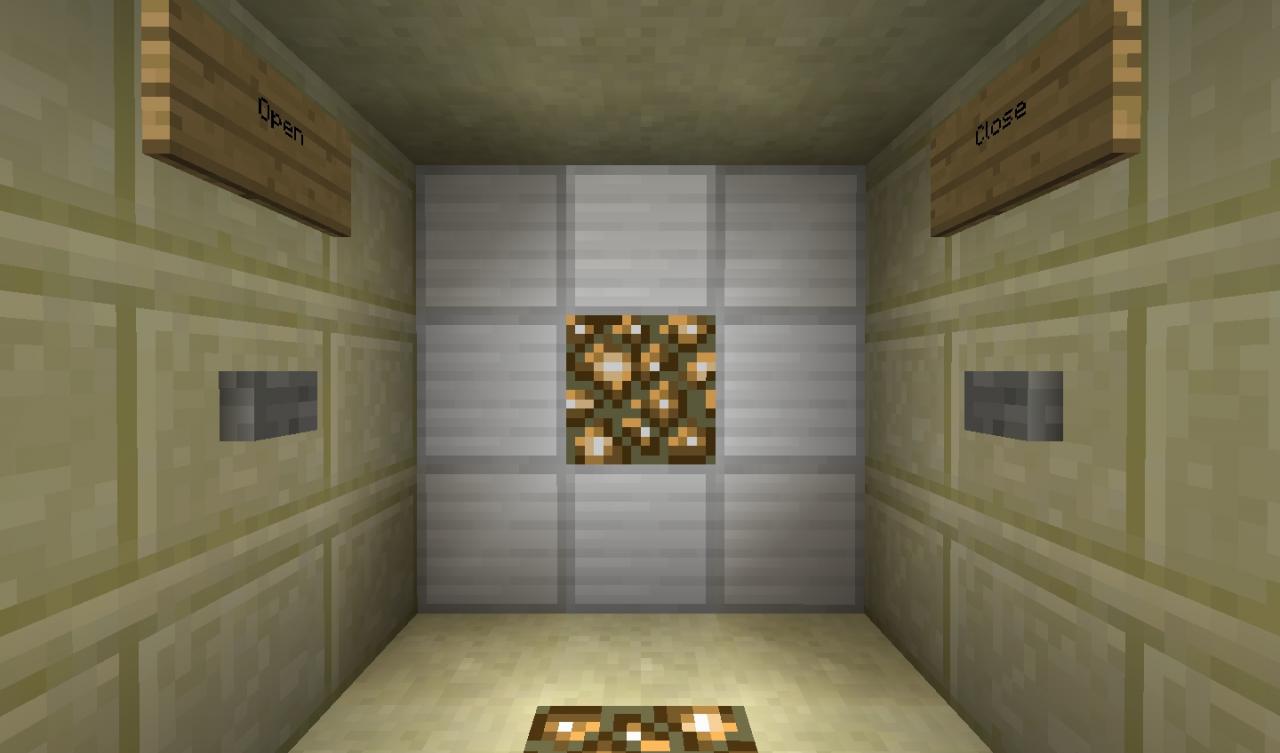 3x3 Door! (No Sand or Gravel!) Minecraft Map
