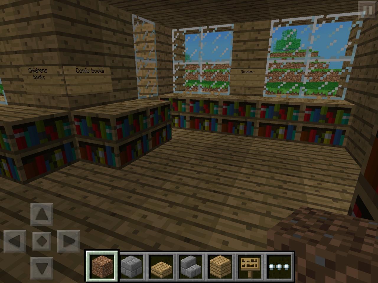 Library Minecraft Map