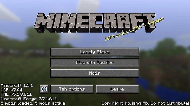[Language Pack] Teh Slang Pack! Minecraft Mod