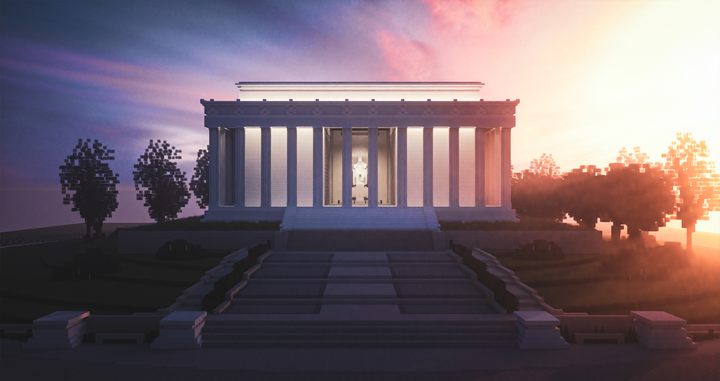 The Lincoln Memorial | Visionary Creative Minecraft Map