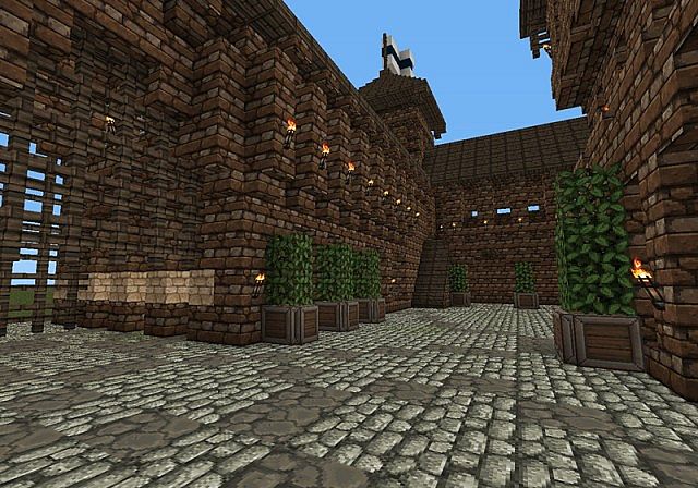 Small castle keep / spawn Minecraft Map