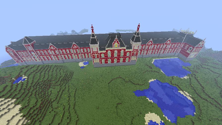 Minecraft, Fun Paradise World Spawn & Train Station Minecraft Map