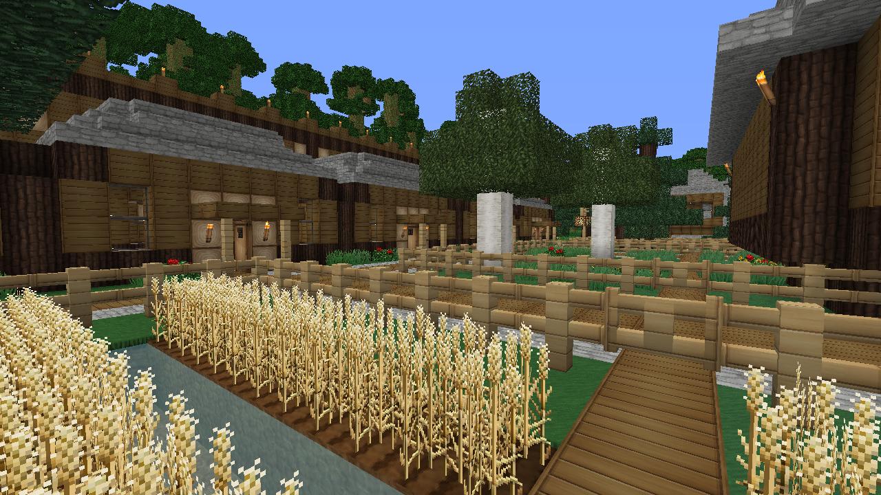 Old harbor spawn // QbicGaming Minecraft Map