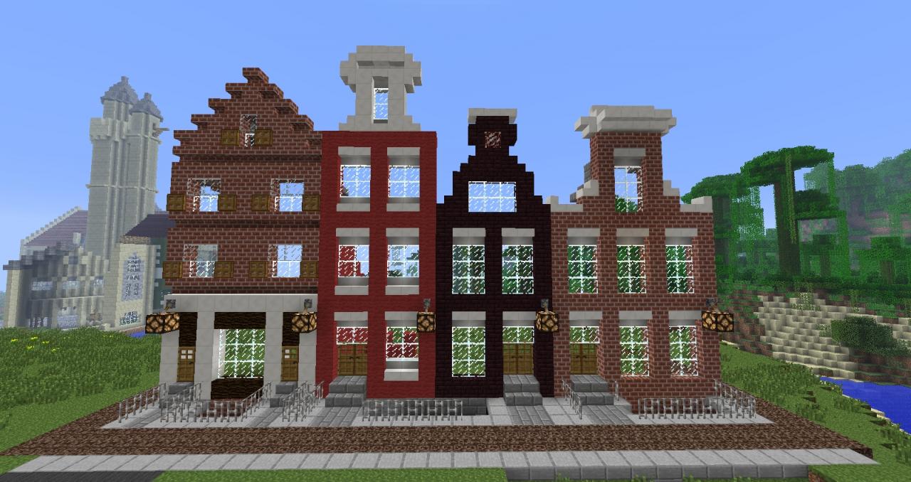 Dutch city block Minecraft Map