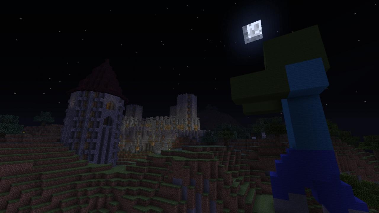 Castle - zombie attack! Minecraft Map
