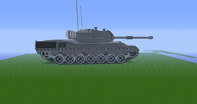 Leopard 1 tank Minecraft Map