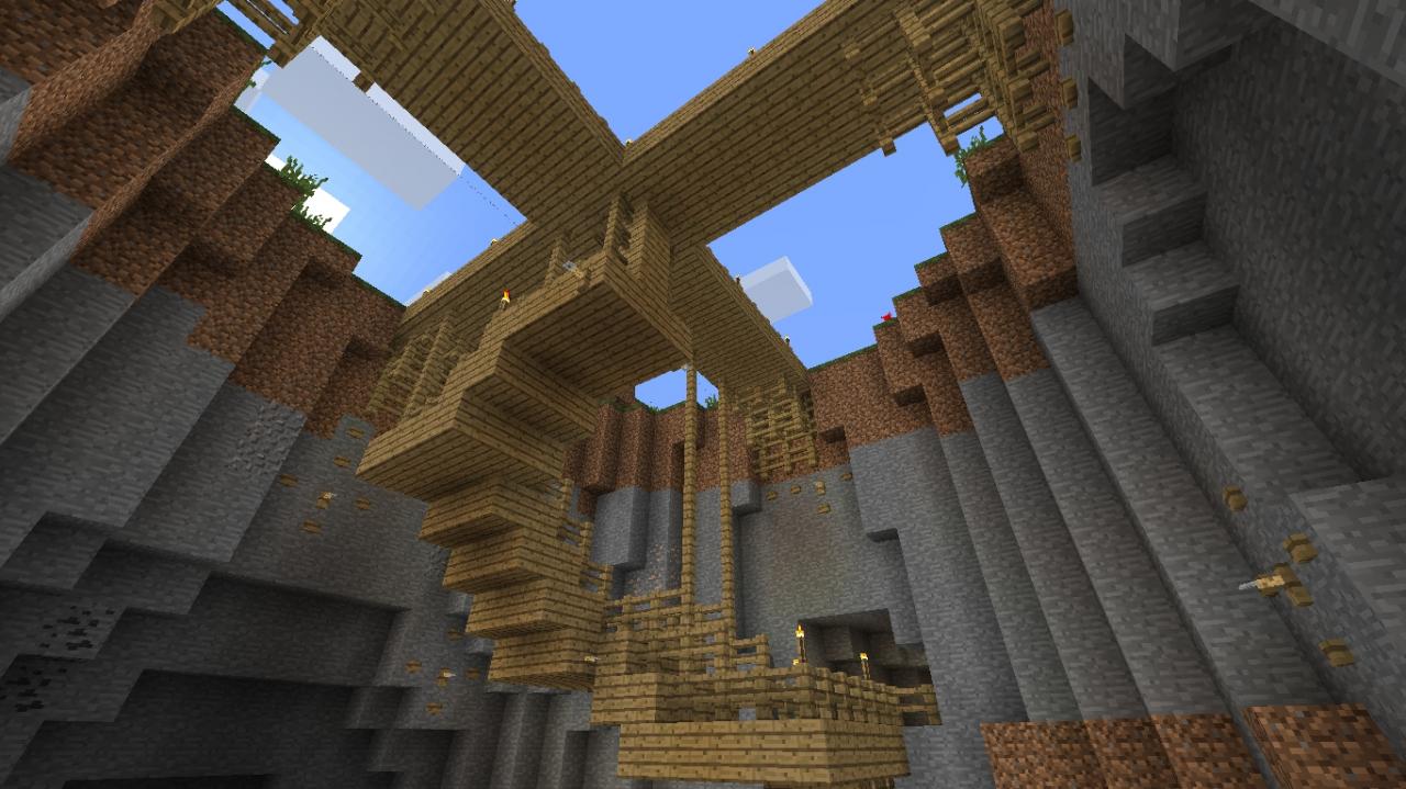 The Crater Mine Minecraft Map