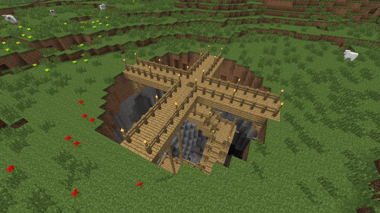 The Crater Mine Minecraft Map