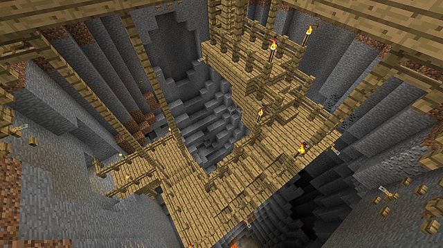 The Crater Mine Minecraft Map