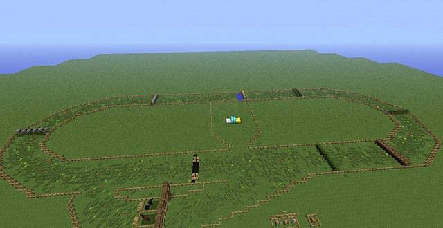 1.6 horse race track Minecraft Map