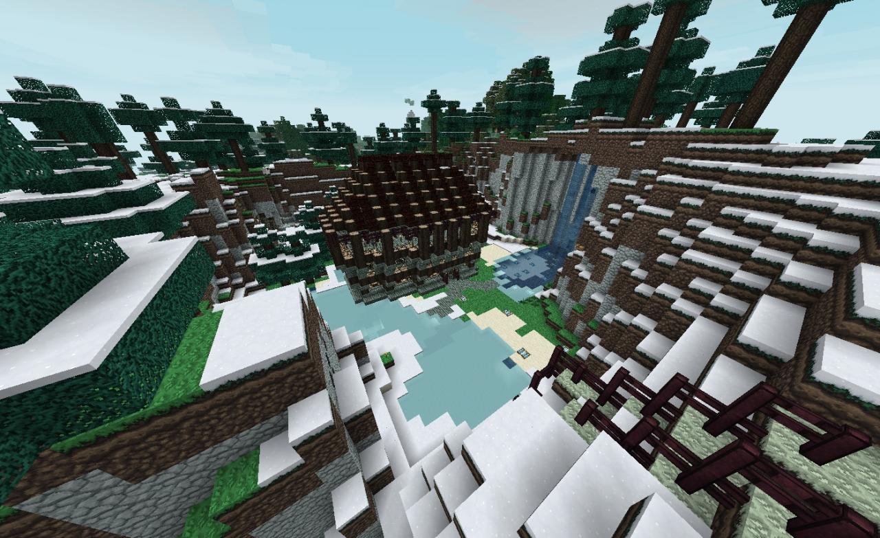 Winter House Minecraft Map