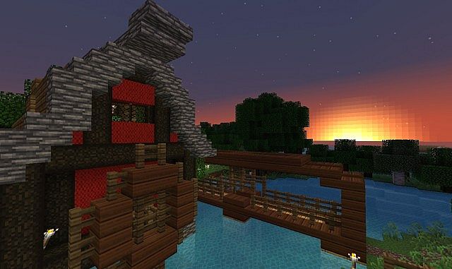 Riverside -A peaceful village Minecraft Project