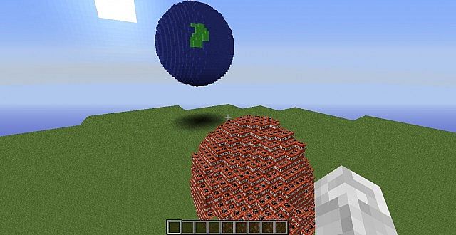Volcano+Giant Worm+perfct Spheres Minecraft Project