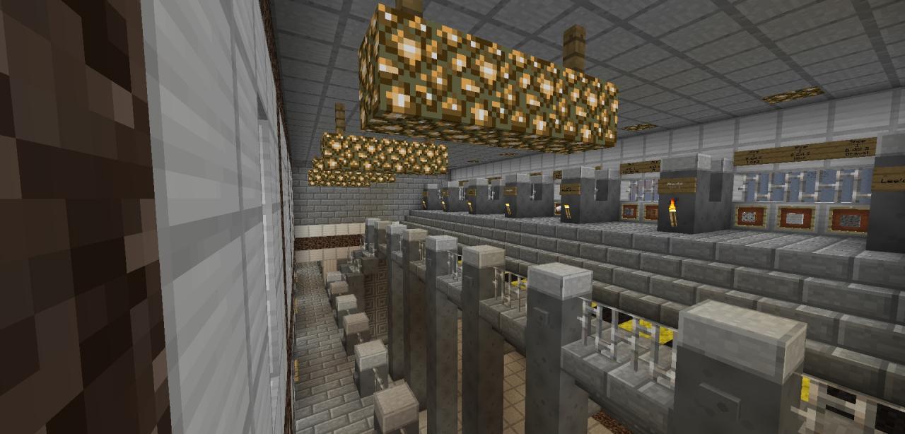 Prison Server Spawn Minecraft Map