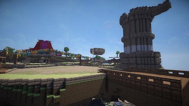 Project Hyrule Presents: Skyloft (WIP) Minecraft Map