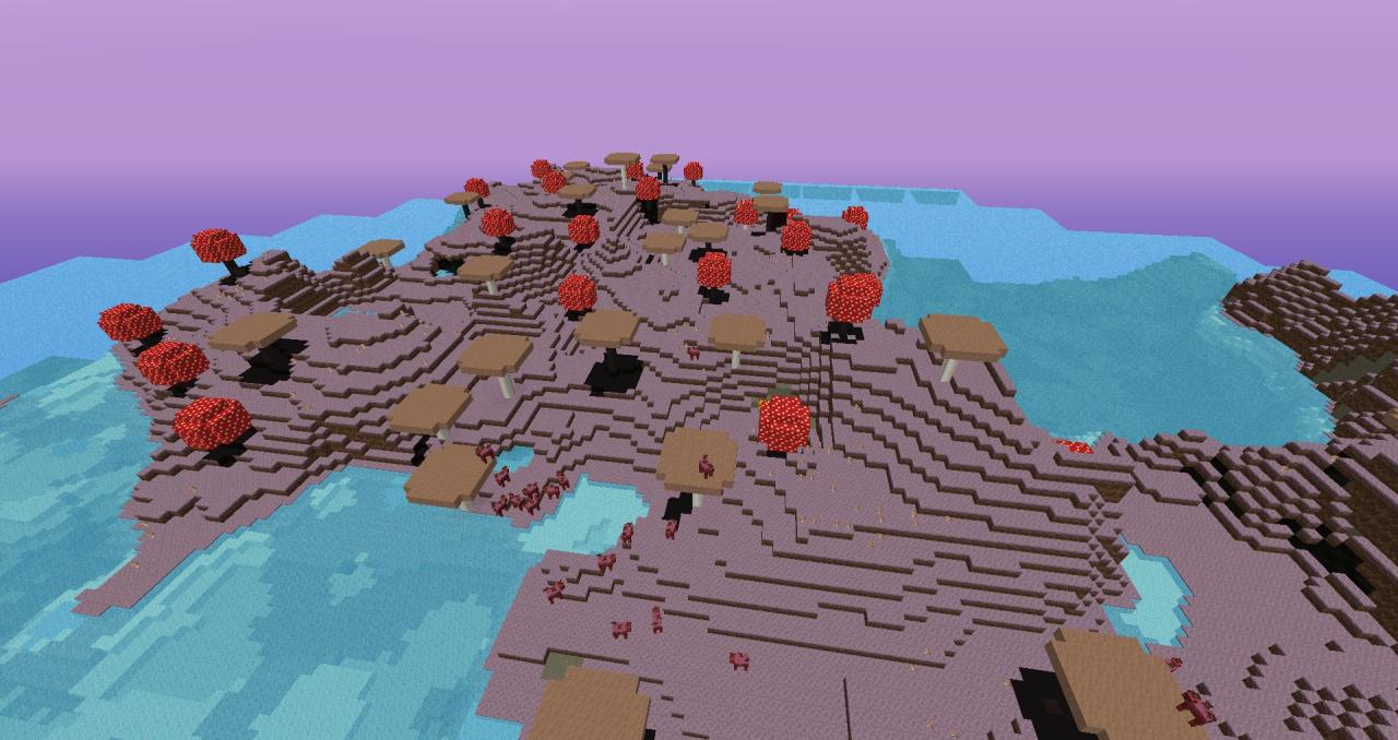 Mushroom Biome Minecraft Map