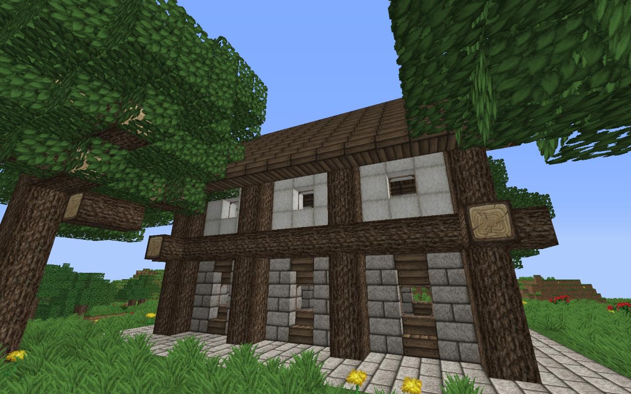 Simple rustic/medieval house Minecraft Map