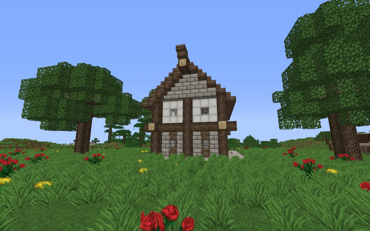 Simple rustic/medieval house Minecraft Map