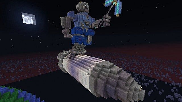 Mega-Steve-Rocket (contest) Minecraft Map