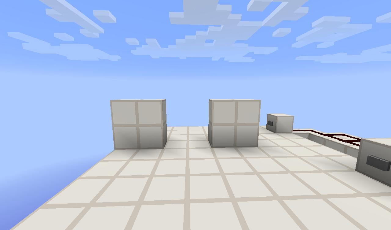 FULL COMPACT & HIDDEN FLUSH 2X2 DOOR Minecraft Map