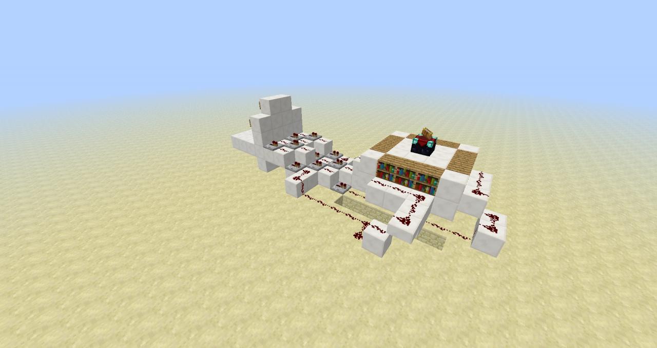 Multi-Level Redstone Enchantment Table Minecraft Map