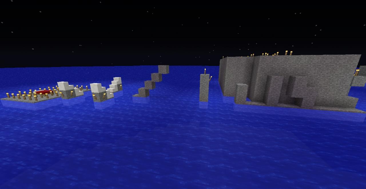 This is the start of my mc wipe out Minecraft Map