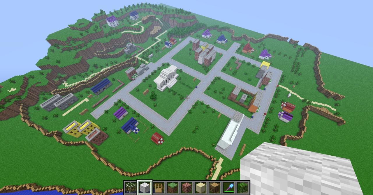 Earthbound Onett Minecraft Map
