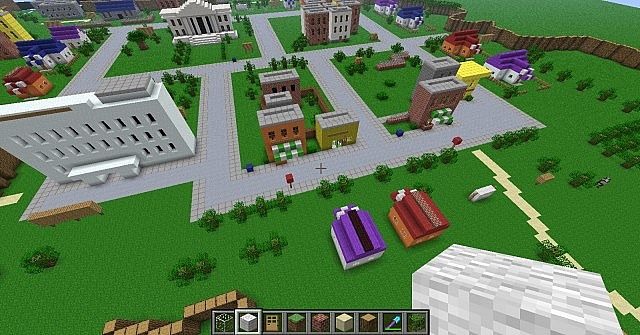 Earthbound Onett Minecraft Map