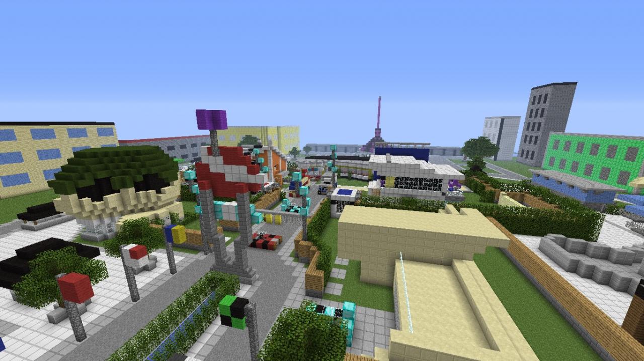 Minecraft Nuke Town 2025 Remake(Black Ops 2) Minecraft Map