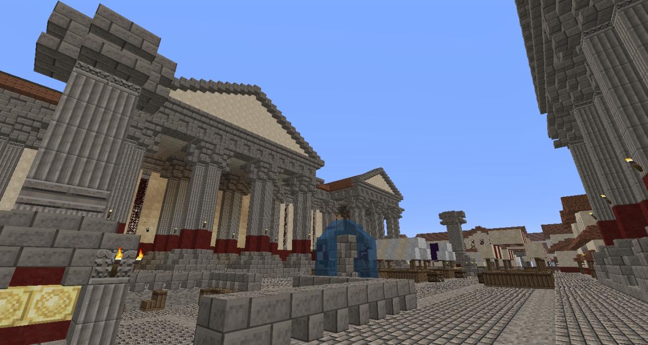 Roman Style City Minecraft Map