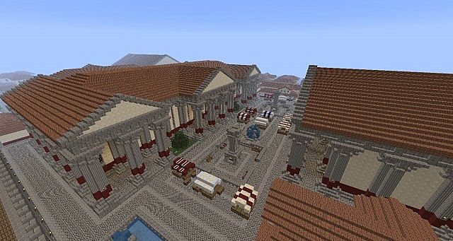 Roman Style City Minecraft Map