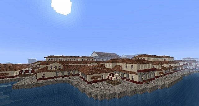 Roman Style City Minecraft Map