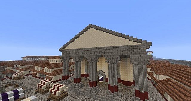 Roman Style City Minecraft Map