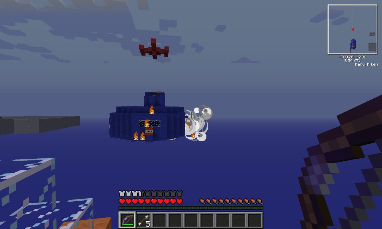 Space Battle By X Team Minecraft Map